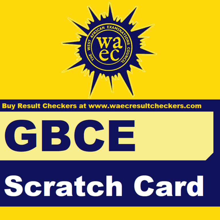 BECE Results Checker Scratch Card - Official WAEC Result Checker Cards ...