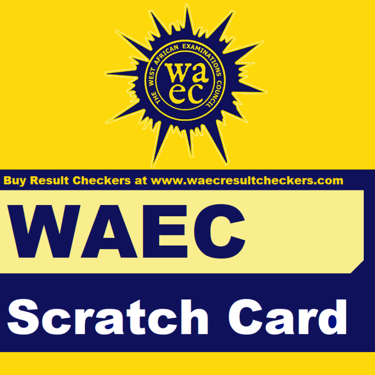 WAEC Results Checker Scratch Card